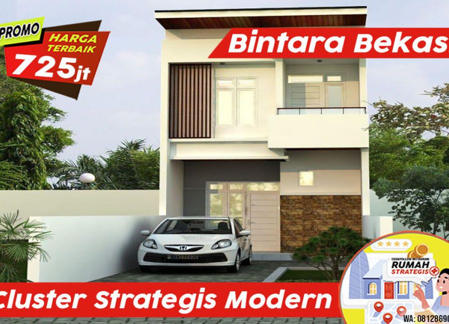 Cluster Strategis Bintara dkt Jkt Tol Stasiun LRT Cash Only Free Biaya2 ...