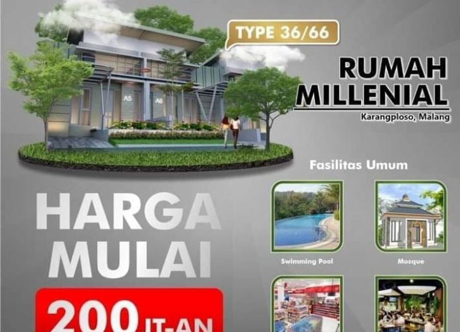 Ready rumah perumahan modern lokasi karangploso | Lamudi.co.id