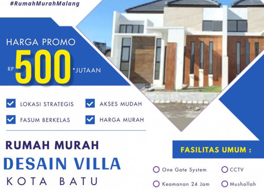 Rumah di Grand Andara Pinggir Jalan Pendem Kota Batu | Lamudi.co.id