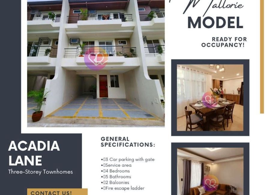 For Sale: Townhouse for with 4 bedrooms in Merville Parañaque | Lamudi ...