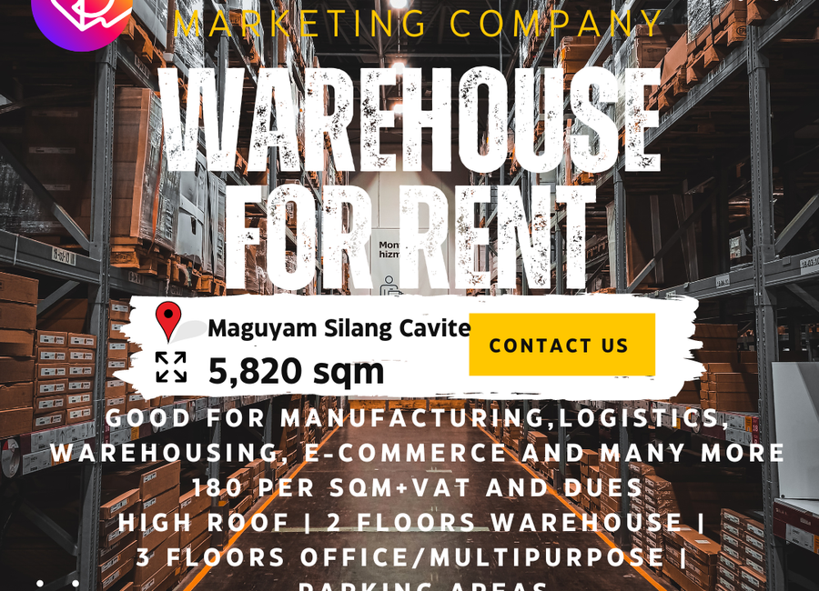 Building Warehouse and Office for Rent in Maguyam, Silang Cavite ...