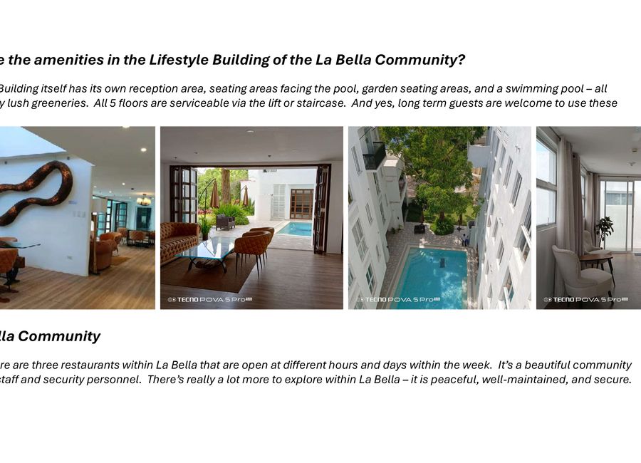 2-Bedroom Condo Unit Roof Deck Level with Parking La Bella Tagaytay for ...