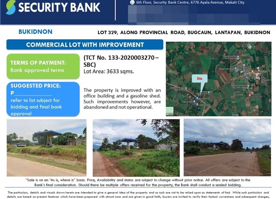 For Sale Foreclosed House & Lot Along Provincial Road in Bugcaon, Lantapan | Lamudi.com.ph