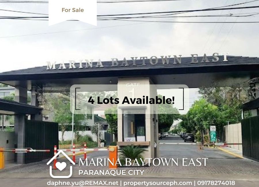 Marina Baytown East Vacant Lots for Sale! Parañaque City | Lamudi.com.ph