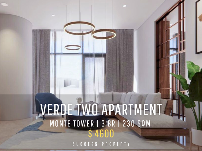 Verde Two Apartment Tower Monte 3 BR Fully Furnished | Lamudi.co.id