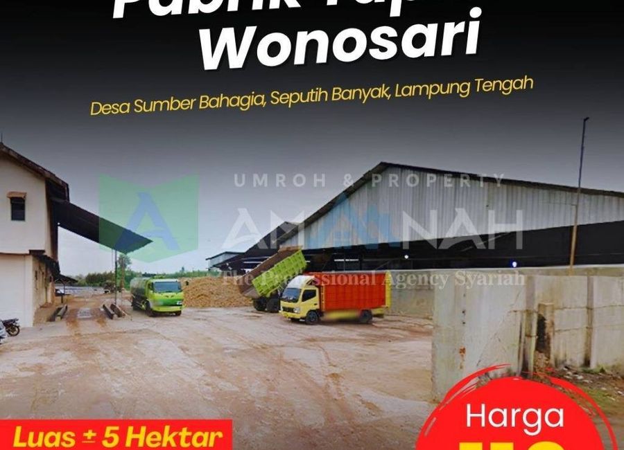 PABRIK TAPIOKA PRODUKTIF DIJUAL CEPAT | Lamudi.co.id