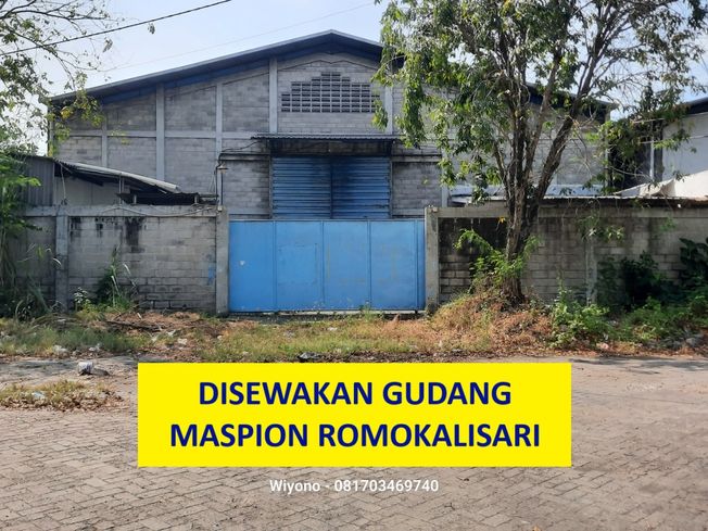 Gudang Romokalisari Luas 1410 m2 Ada Mess dan Kantor diluar Gudang ...