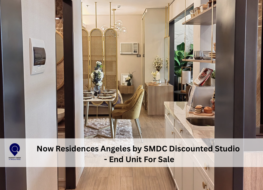 Now Residences Angeles by SMDC Discounted Studio - End Unit For Sale ...