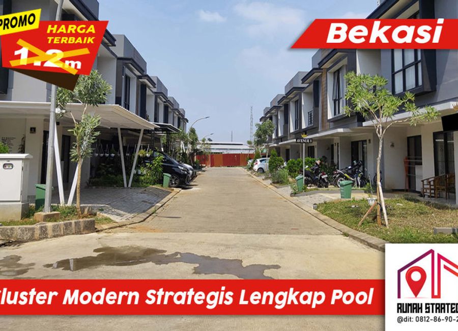 MEGA Cluster READY Hunian MODERN Fasilitas LENGKAP dkt Stasiun Bekasi ...