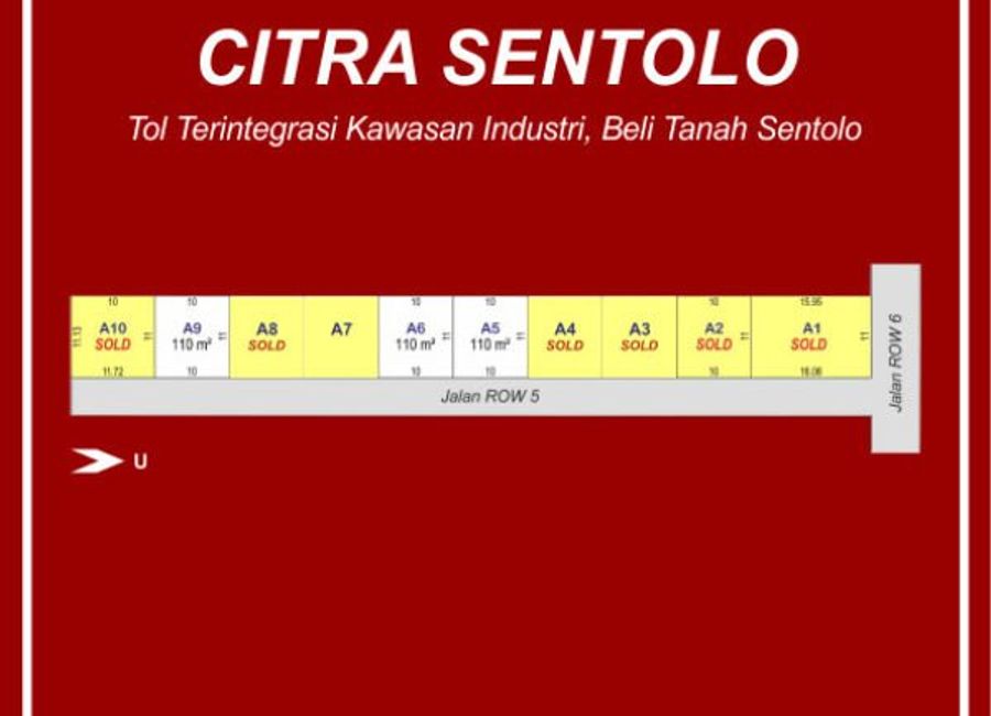 Area Berkembang Industri; Tanah Kavling Murah Sentolo | Lamudi.co.id