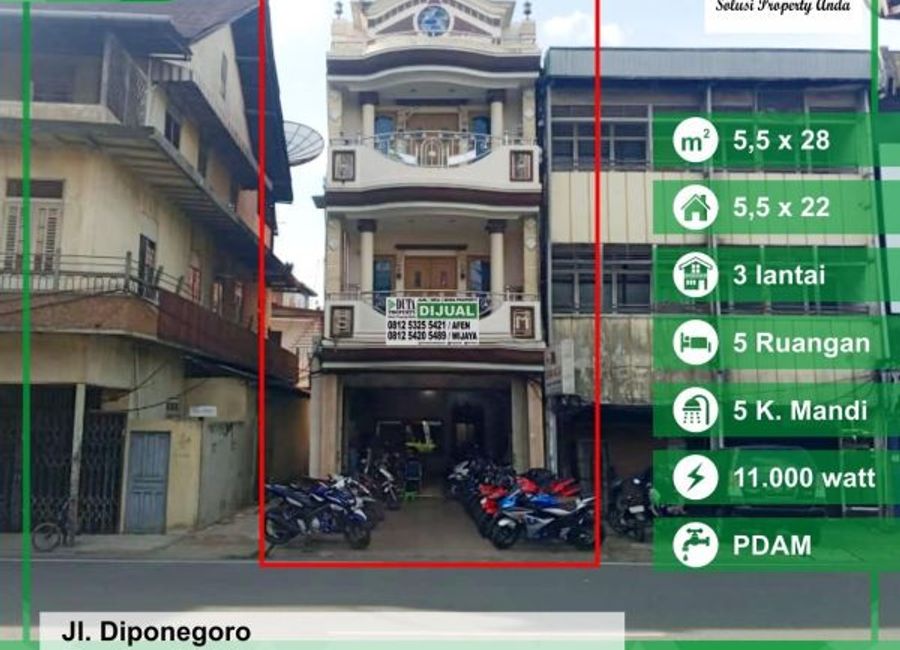 Ruko Diponegoro, Pontianak, Kalimantan Barat | Lamudi.co.id