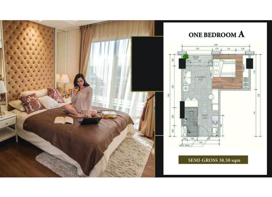 APARTEMEN SPRINGWOOD RESIDENCE TIPE 1BR A | Lamudi.co.id
