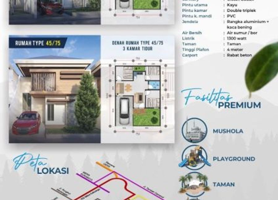 Rumah Sidoarjo Fasilitas Lengkap, Diamond City Juanda 1 | Lamudi.co.id