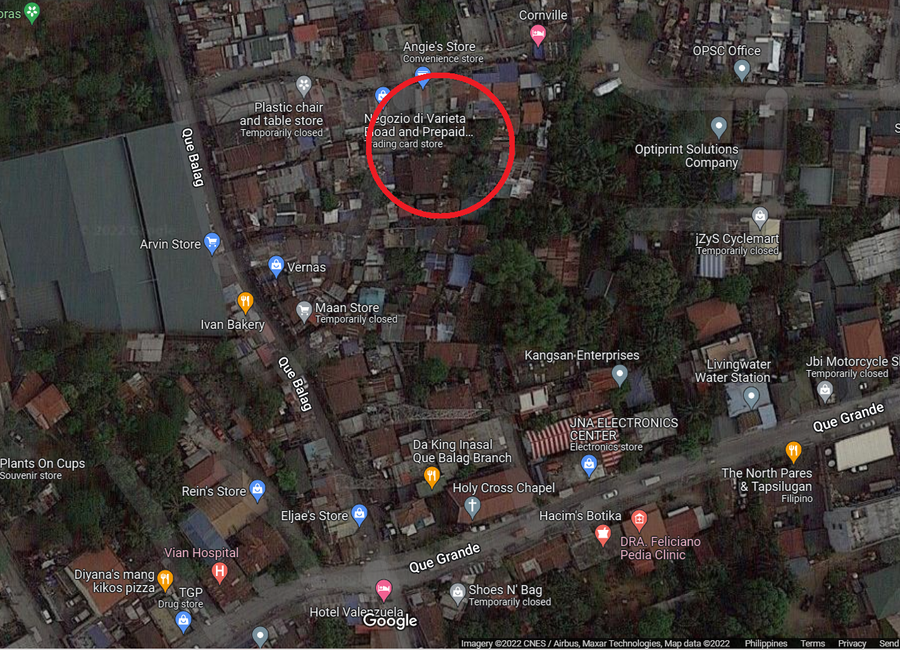 1,528 sqm Corner Lot Que Balag near corner Que Grande, Ugong ...