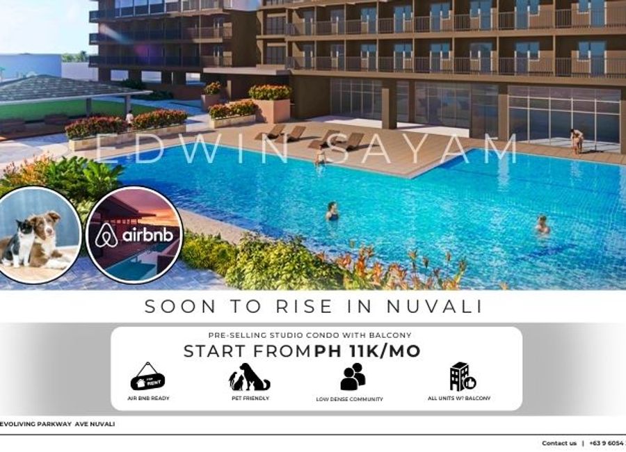 Pre Selling Mid Rise Studio Condo with Balcony in Sta Rosa Laguna ...
