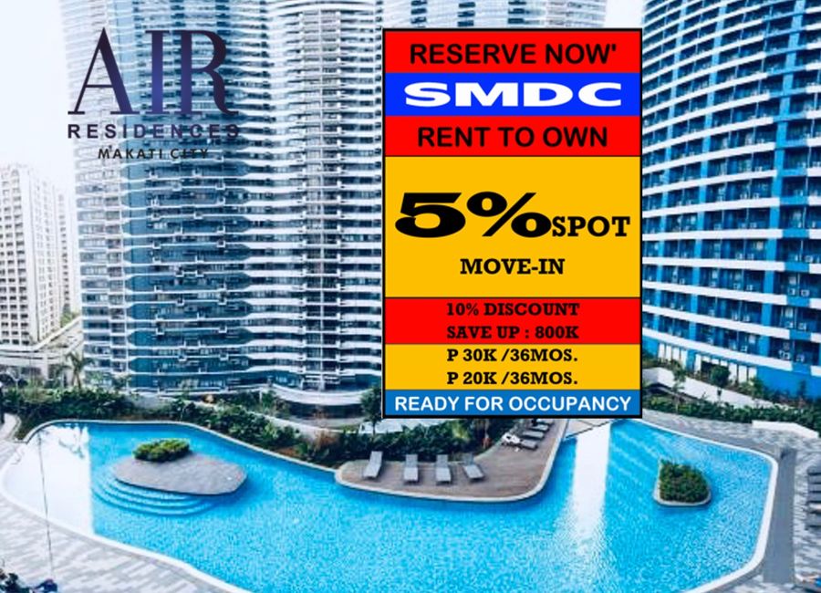 SMDC Air Residences Condo FOR SALE in MAKATI CITY near in Belle Air, JT ...