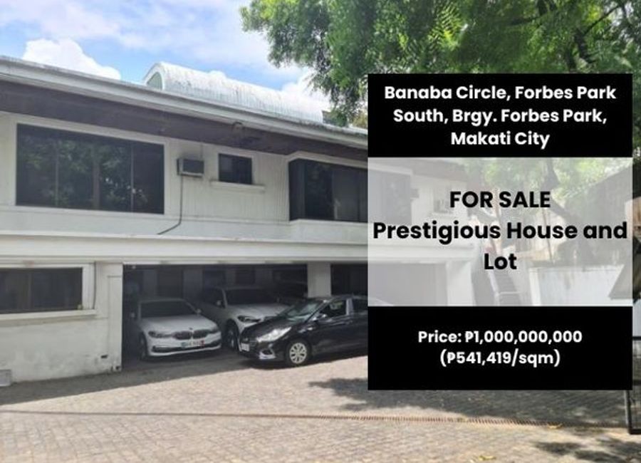 FOR SALE: Prestigious House and Lot in Forbes Park South, Makati ...