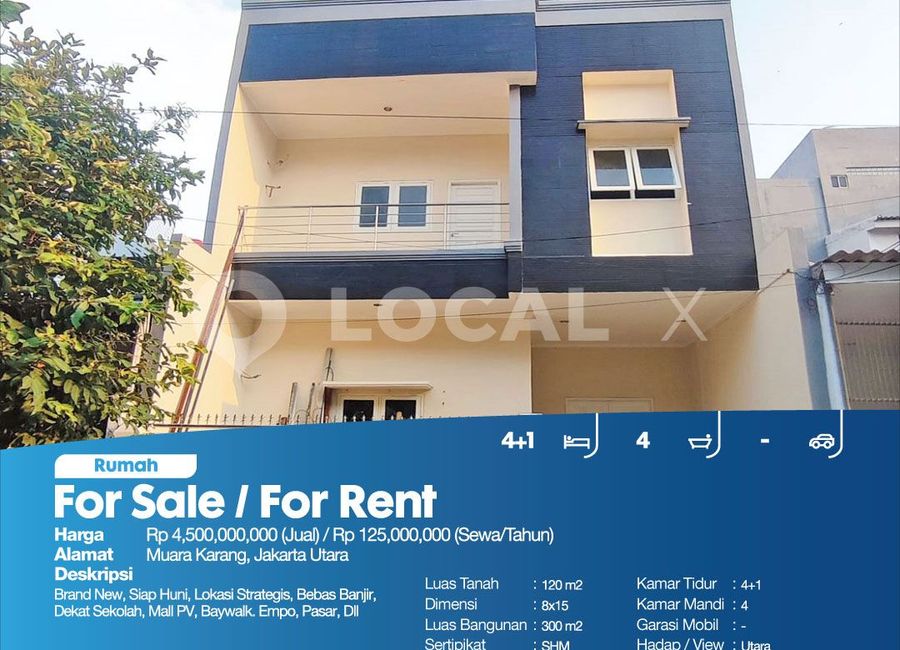 Rumah Muara Karang, Jakarta Utara | Lamudi.co.id