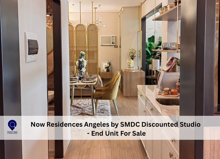 Now Residences Angeles by SMDC Discounted Studio - End Unit For Sale ...