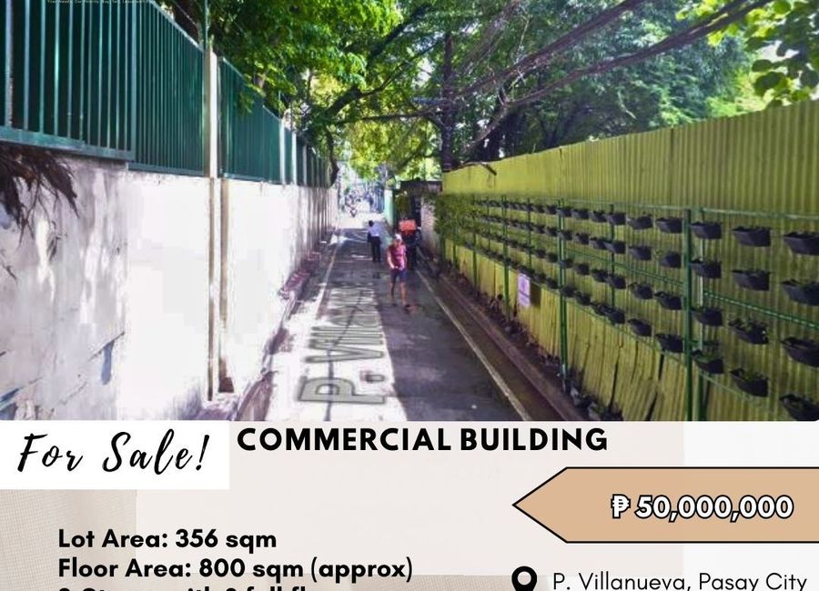 For Sale: Commercial Building located at P. Villanueva, Pasay City ...
