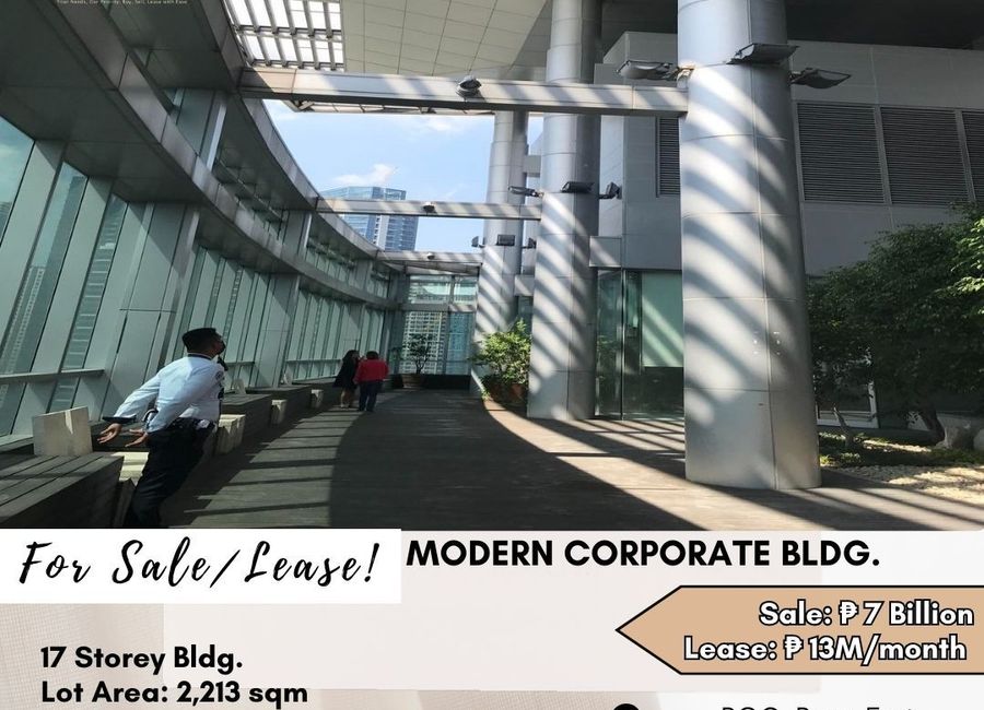 FOR SALE/LEASE: Modern Corporate Building located at BGC, Brgy. Fort ...