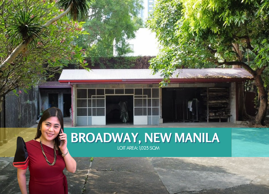 1,023 sqm Prime Lot Near Gilmore and Broadway in New Manila Quezon City ...