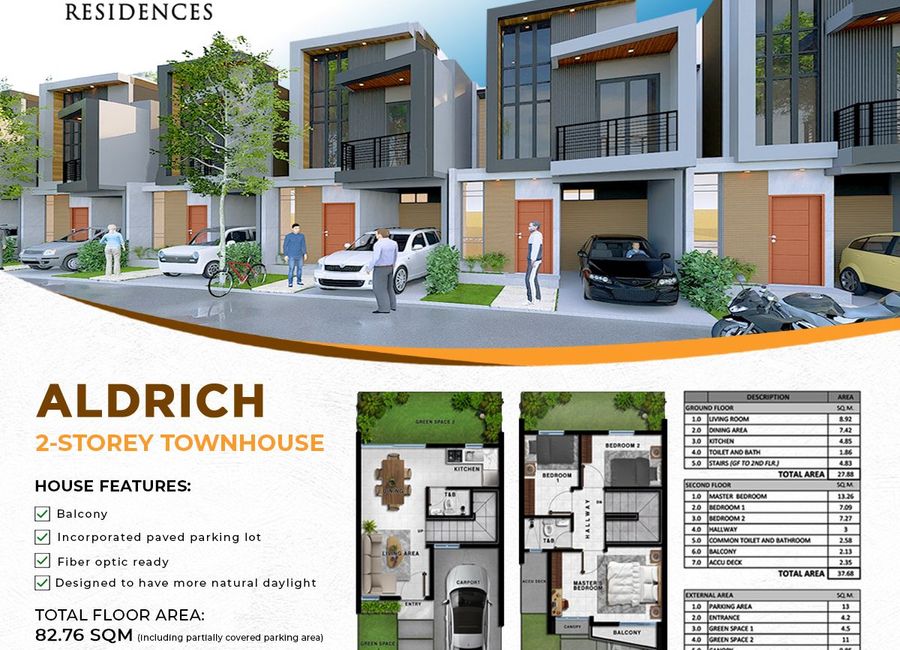 CODE # 843 - 🏡 Clarendon Residences – Eldridge Model (3-Storey ...