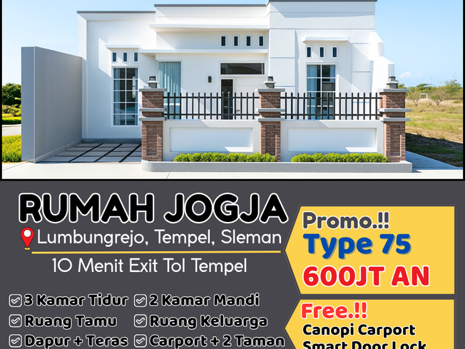 Rumah Type 75/104 SHM + PBG | Lamudi.co.id