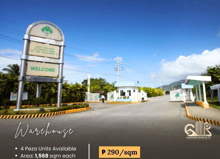 For Lease: Warehouse located at Light Science Park III-2 SANTO TOMAS ...