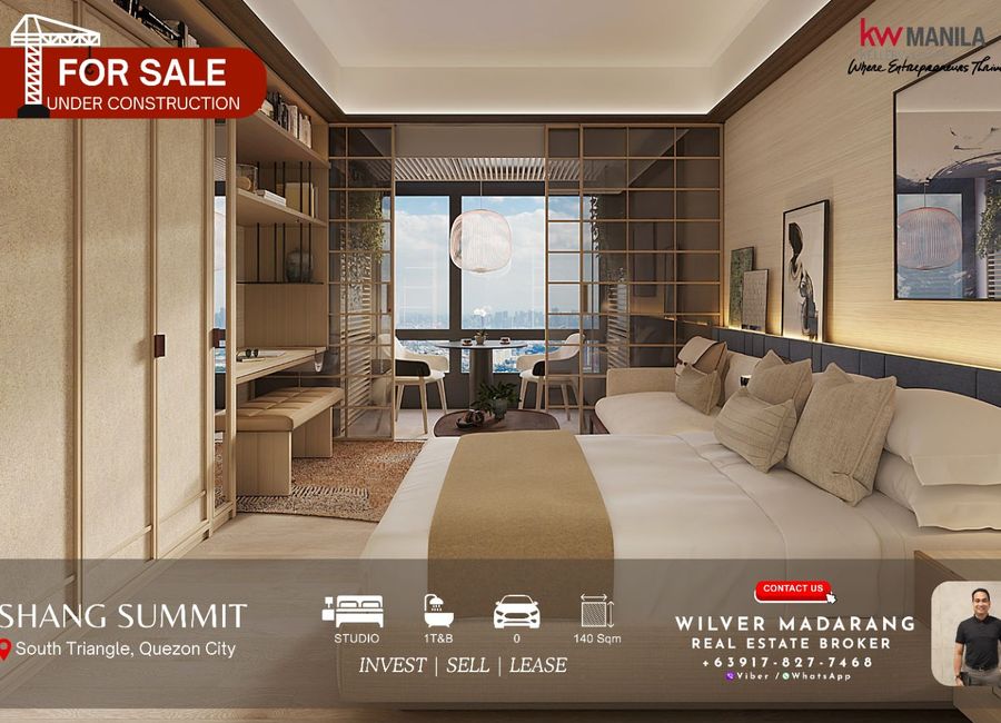 Luxury Studio in Quezon City - Shang Summit by Shang Properties ...