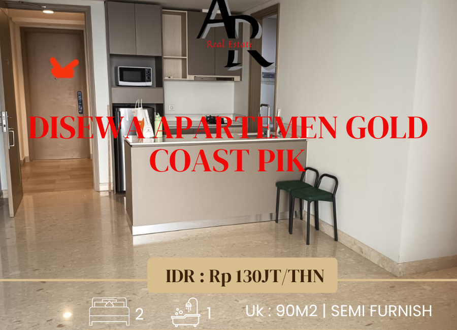 Dijual dan disewakan Apartemen gold coast PIK 2BR | Lamudi.co.id