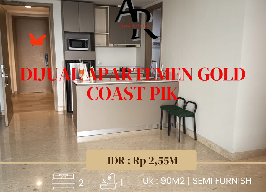 Dijual dan disewakan Apartemen gold coast PIK 2BR | Lamudi.co.id