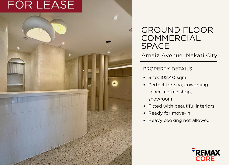 FOR LEASE: Ground Floor Commercial Space in 818 Building, Arnaiz Avenue ...