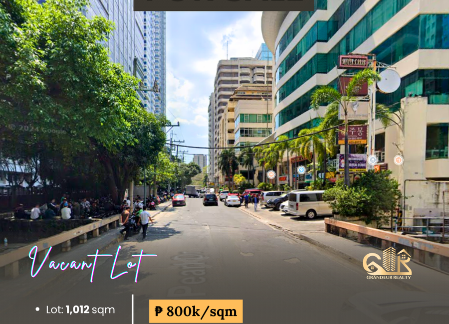 For Sale: Vacant Lot located along Pearl Drive Ortigas Center | Lamudi ...