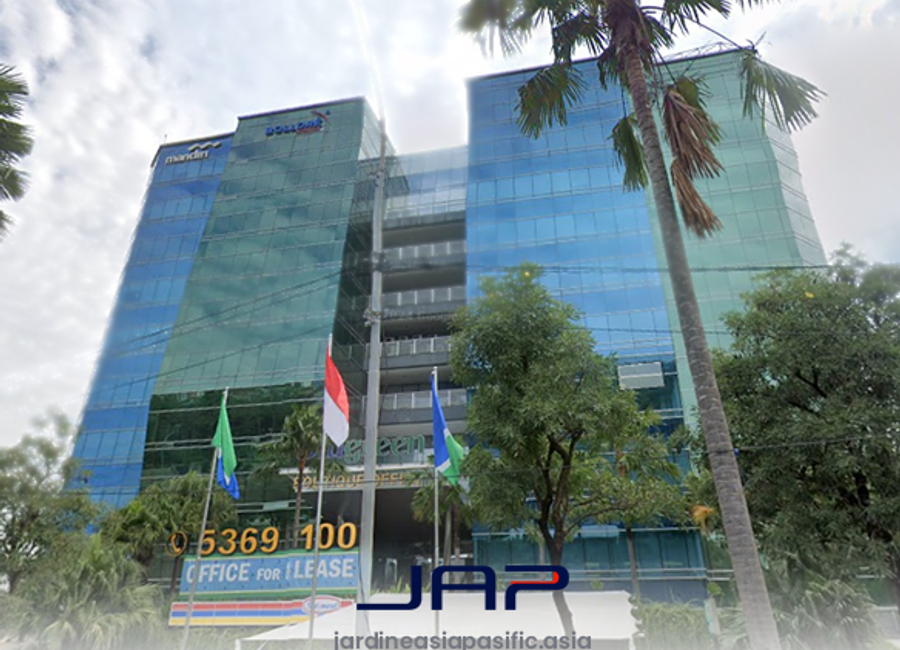 Sewa Kantor Blue Green Office 157 M2 Semifurnished Area Jakarta Barat ...