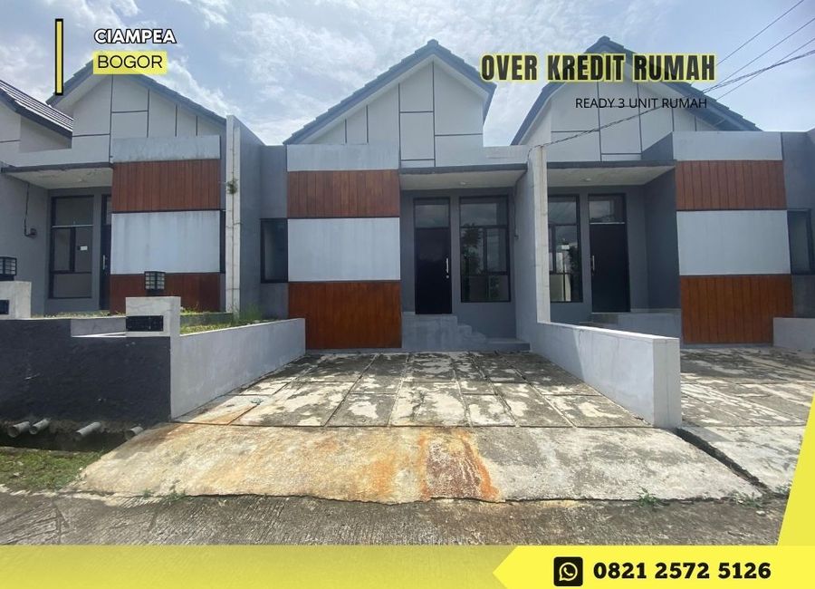 Jual Ready Rumah Over Kredit 59JT dkt IPB di Geriya Selaras Ciampea ...
