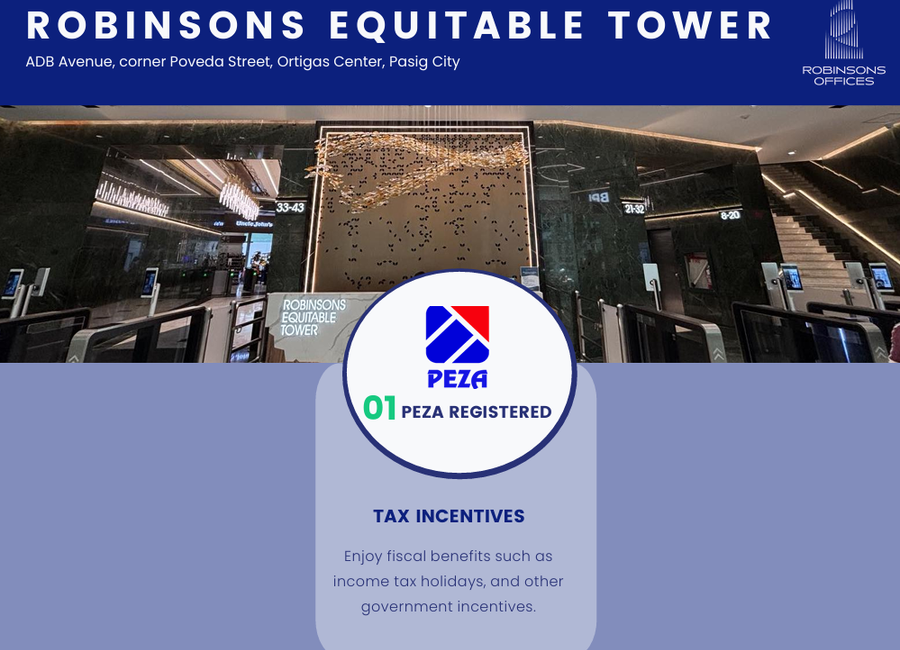 🏢 Robinsons Equitable 1,429.7 sqm Tower Ortigas Office for Lease| 132 ...