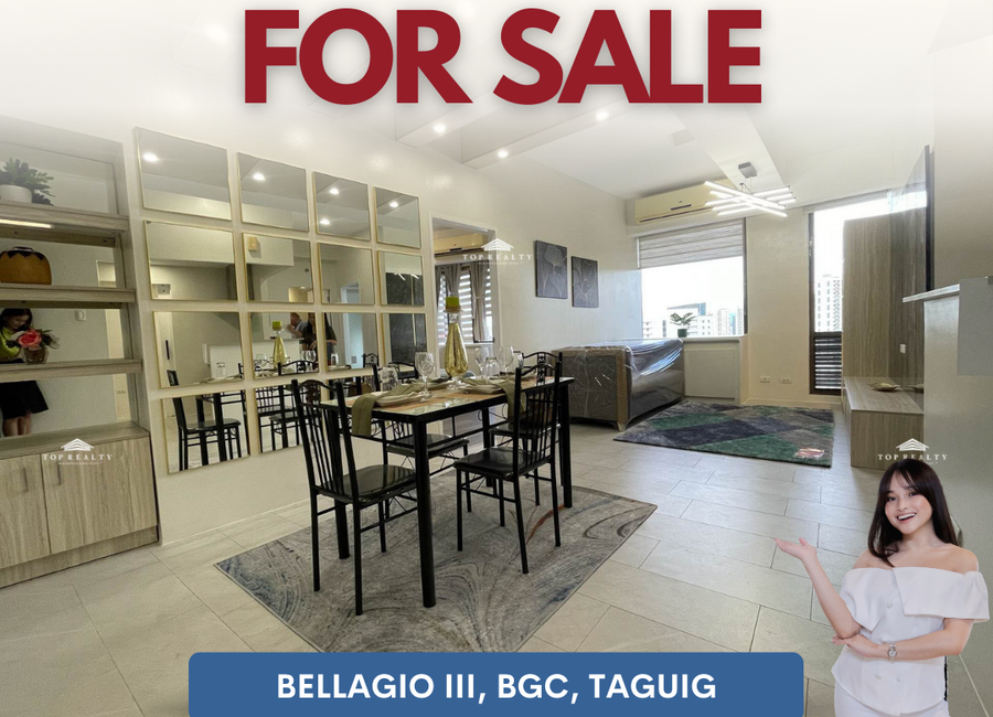 PRICE NEGOTIABLE! Newly Renovated 2BR Condo at Bellagio Tower 3, BGC ...