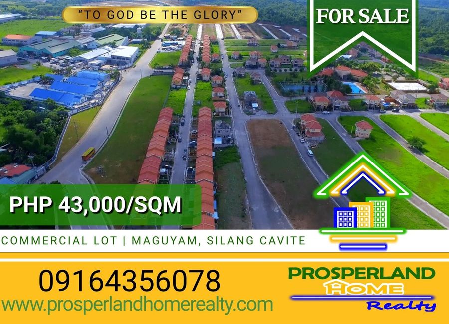 COMMERCIAL LOT FOR SALE IN MAGUYAM, SILANG CAVITE | Lamudi.com.ph