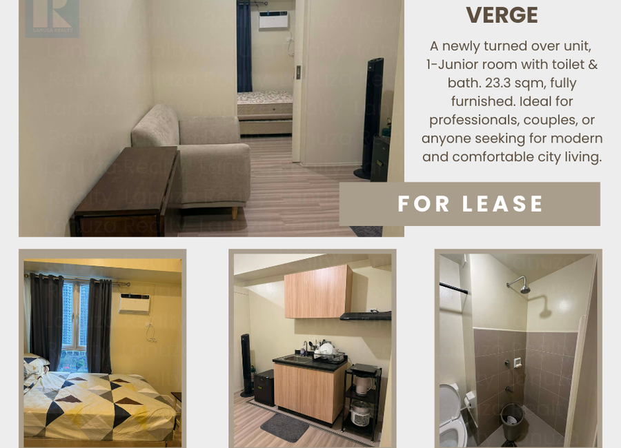 FOR LEASE: A newly turned over and furnished 1 JR Bedroom in Avida ...