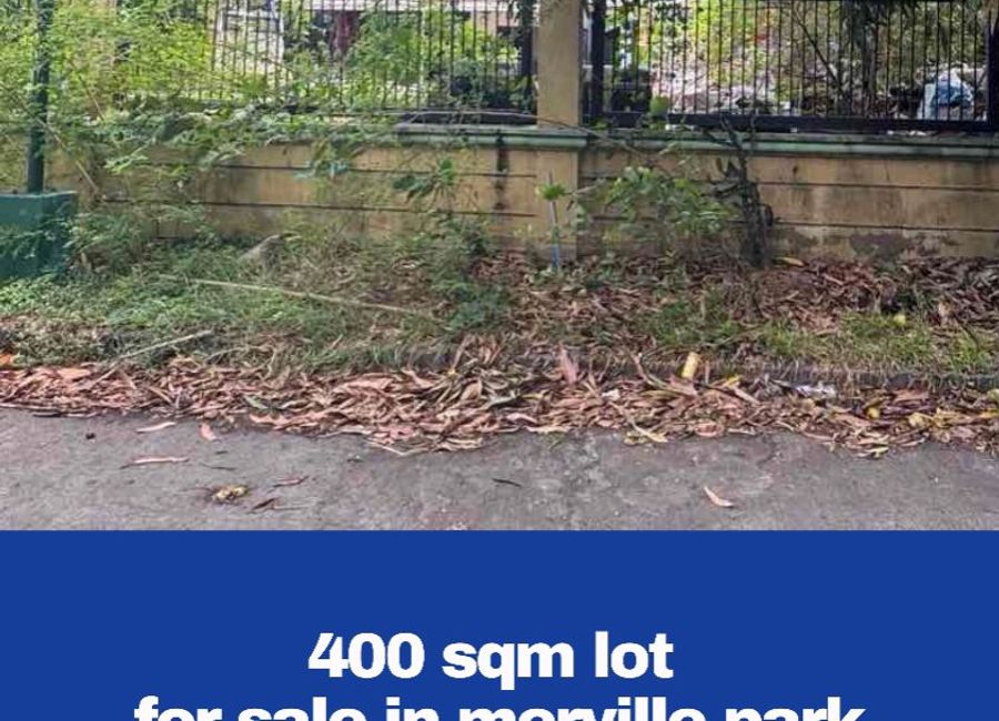 400 SQM LOT FOR SALE IN MERVILLE PARK PARANAQUE | Lamudi.com.ph