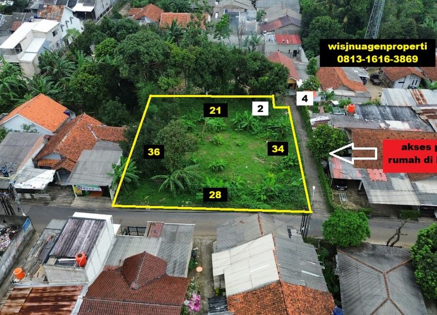 Tanah Murah depan Taman Wisata Pasir Putih Depok Jalan Garuda Raya ...