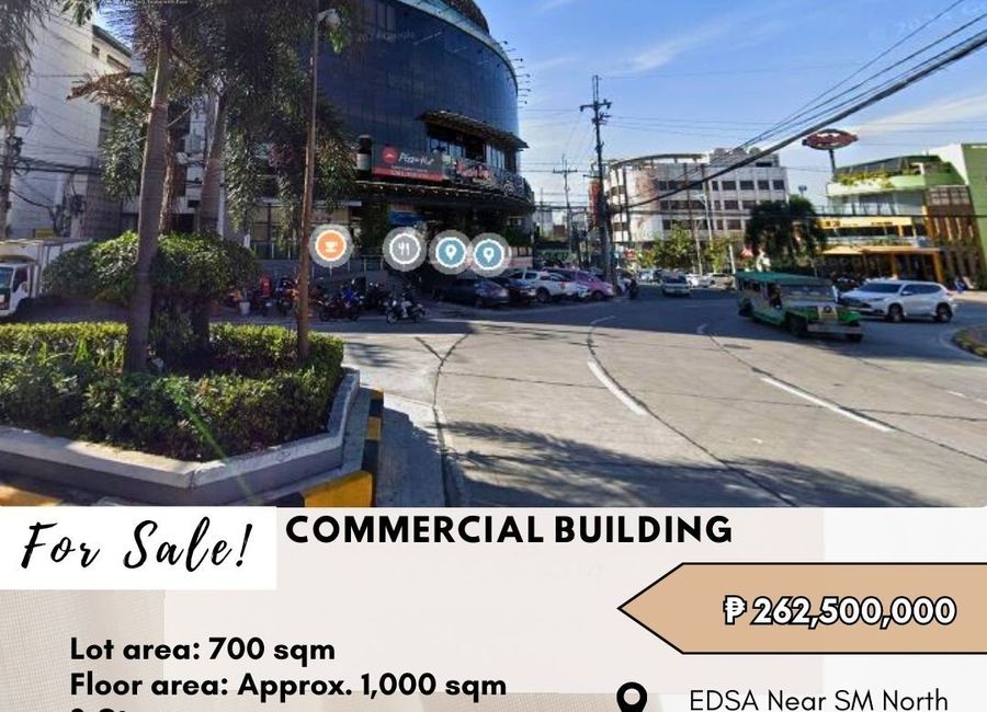 For Sale: Commercial building located at EDSA Near SM North Edsa and ...