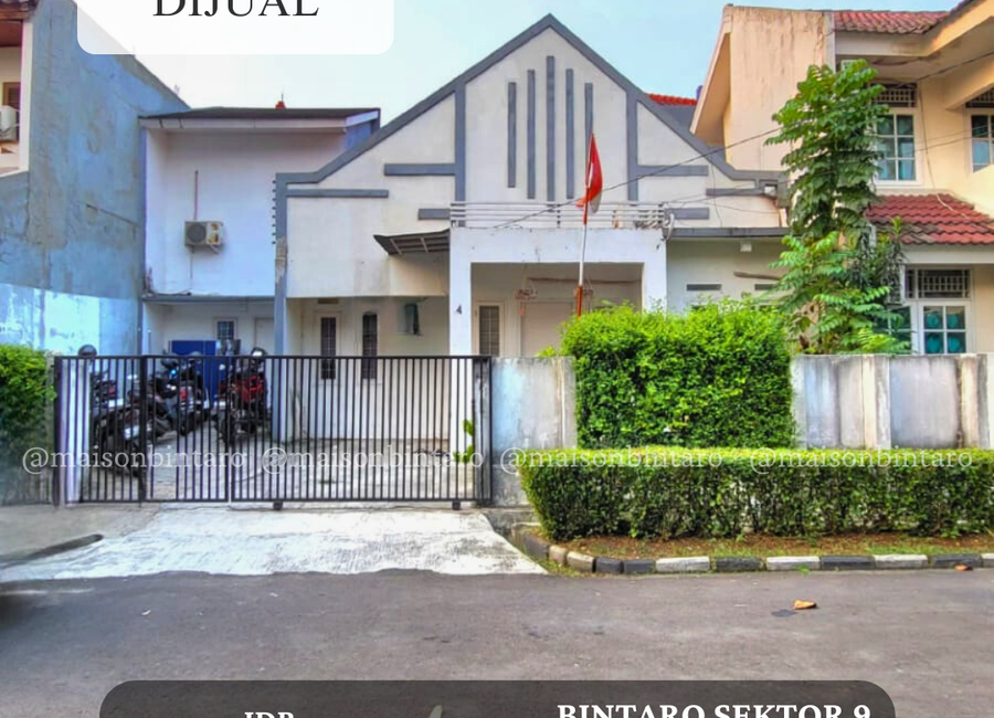 HOT SALE! Rumah Siap Huni di Bintaro Sektor 9 – Harga di Bawah Pasar ...