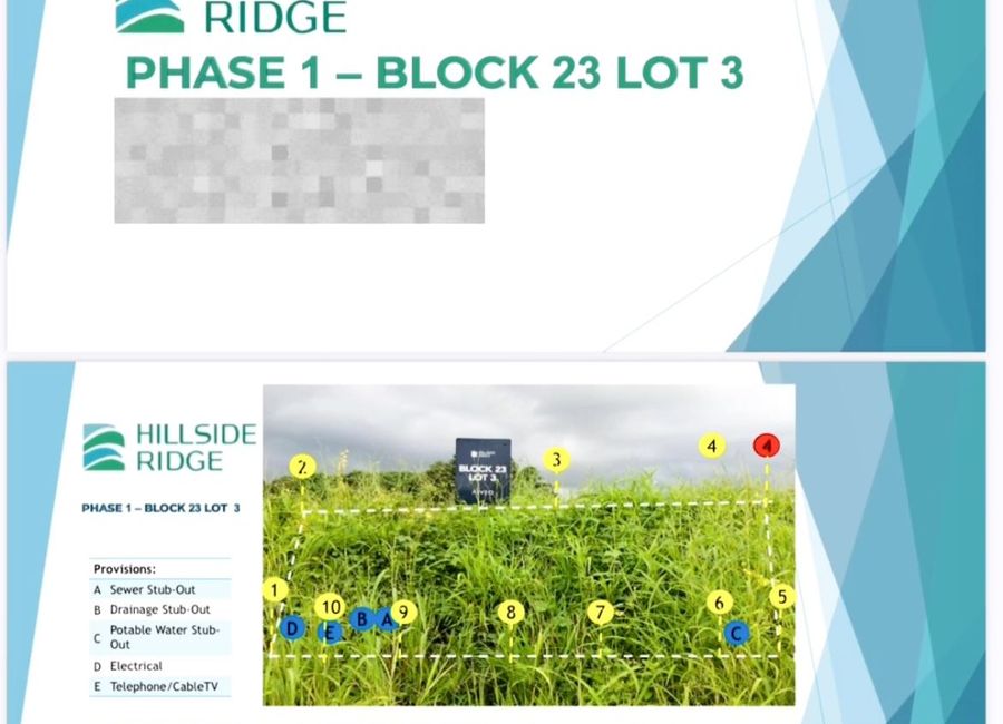 Hillside Ridge Phase 1 | 538 sqm Single-Loaded Lot | ₱12.9M (24k psm ...