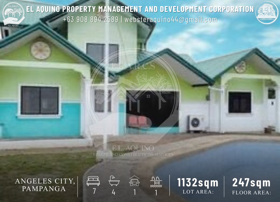 HOUSE WITH SWIMMING POOL FOR SALE FURNISHED OR UNFURNISHED LOCATED IN A ...