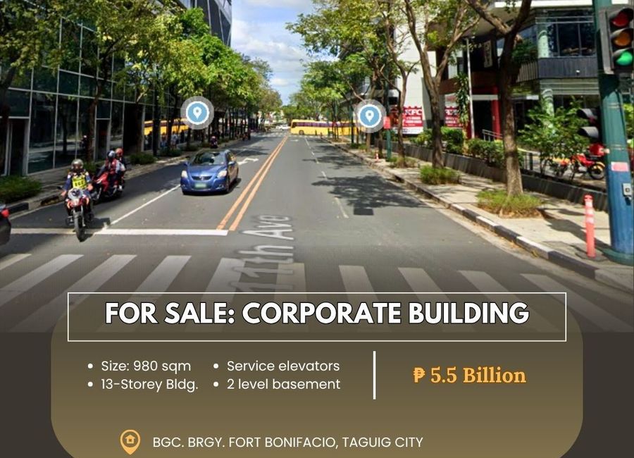 FOR SALE Commercial Building located at BGC. Brgy. Fort Bonifacio ...