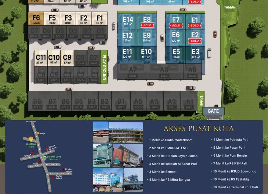 CLUSTER WITH ACCESS CARD IN PATI | Lamudi.co.id