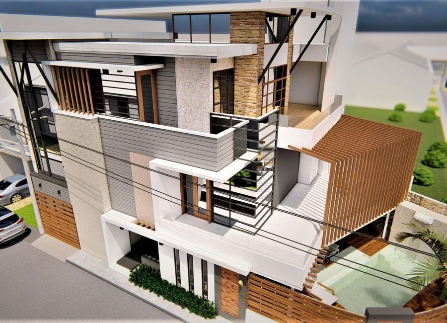 A Waterfall-Inspired Resort Home in Brookfield Subdivision, Basak, Lapu ...