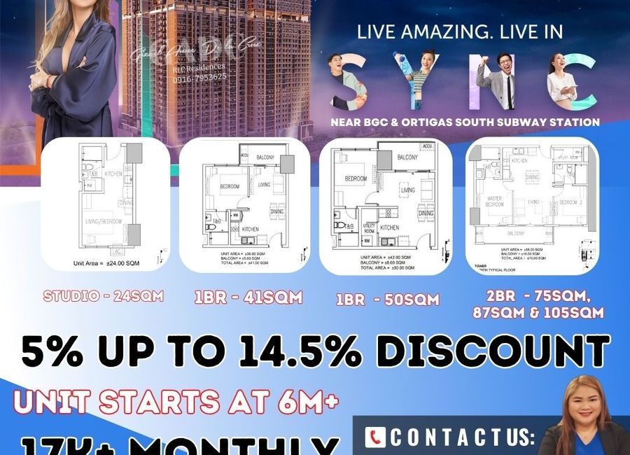 Affordable Condo units for sale at SYNC Residences N tower by RLC ...